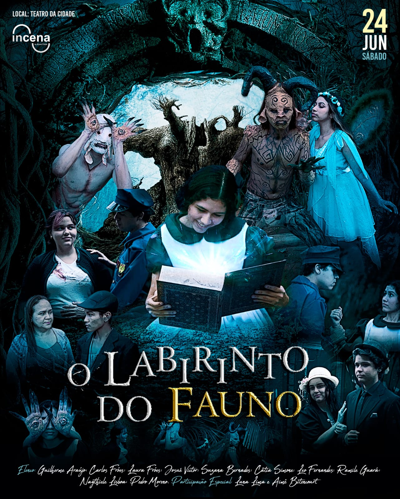 Espetáculo “O Labirinto do Fauno” é uma das atrações do festival ...